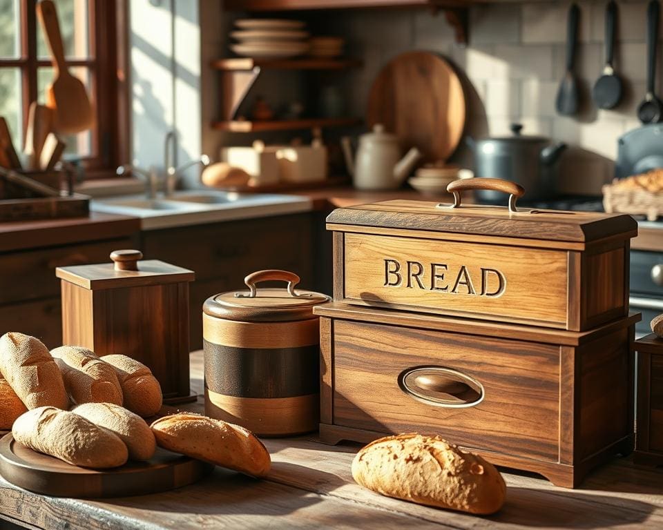Wooden Bread Bins for a Classic Kitchen Look | Supervivo