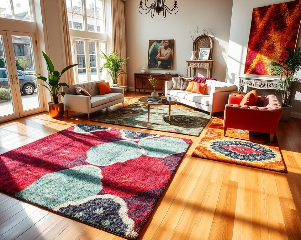Designer rugs with bold patterns: redefine your floors | Supervivo