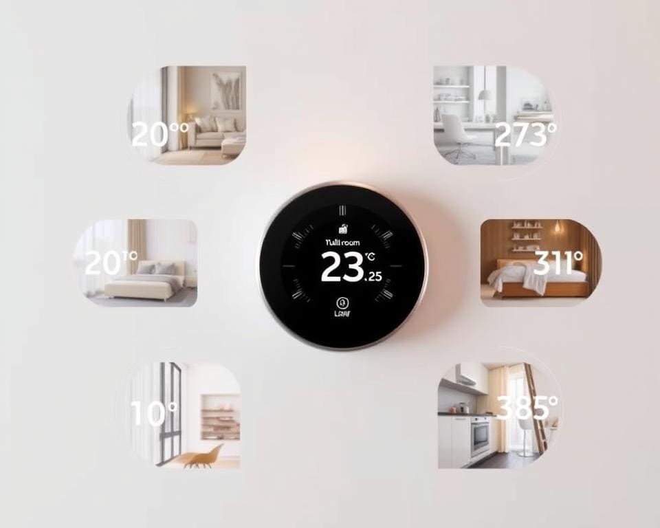 Smart thermostat with multi-room temperature zoning | Supervivo