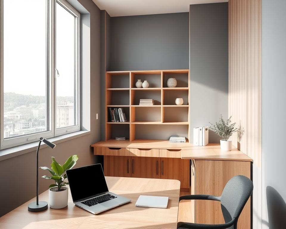 What are practical ideas for a compact workspace? | Supervivo