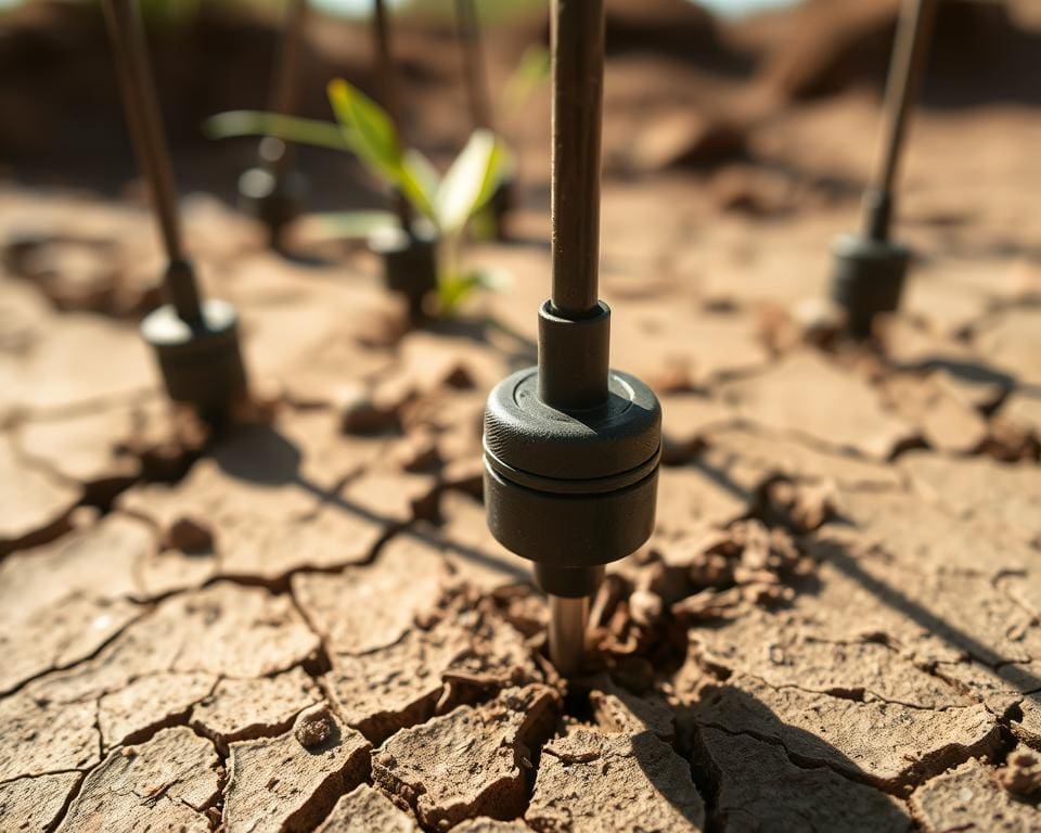 How do garden sensors detect drought conditions? | Supervivo