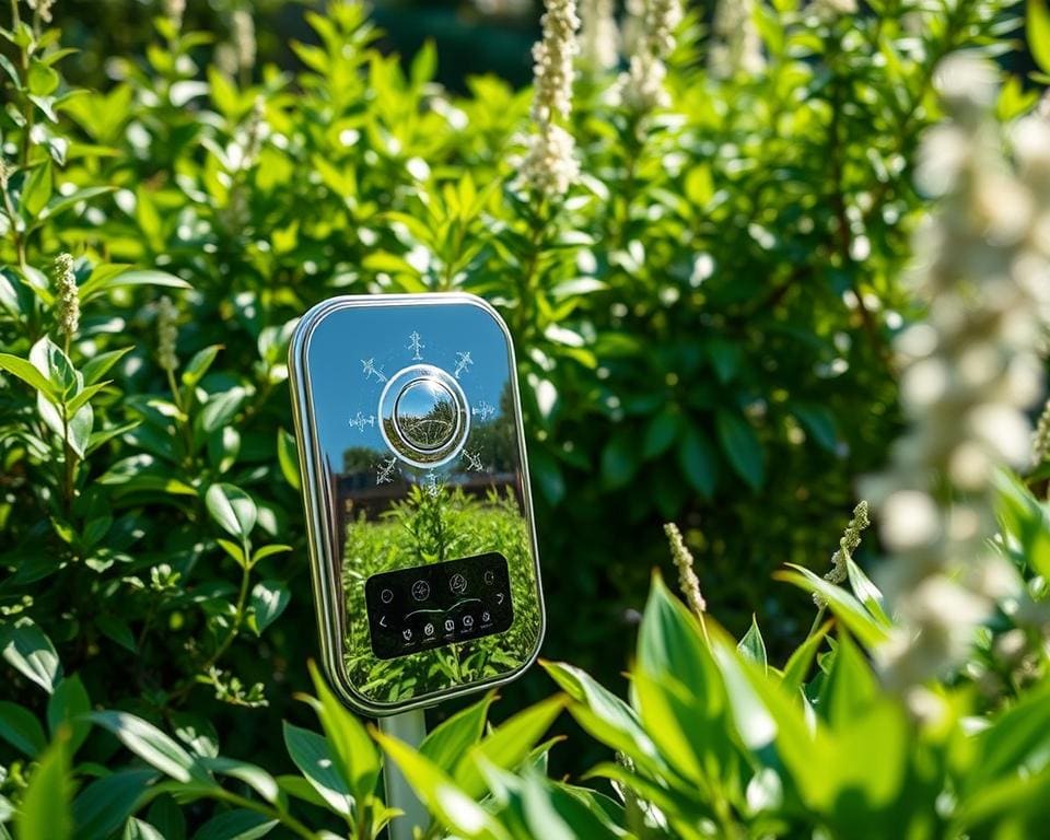 What smart device tracks sunlight in your garden? | Supervivo