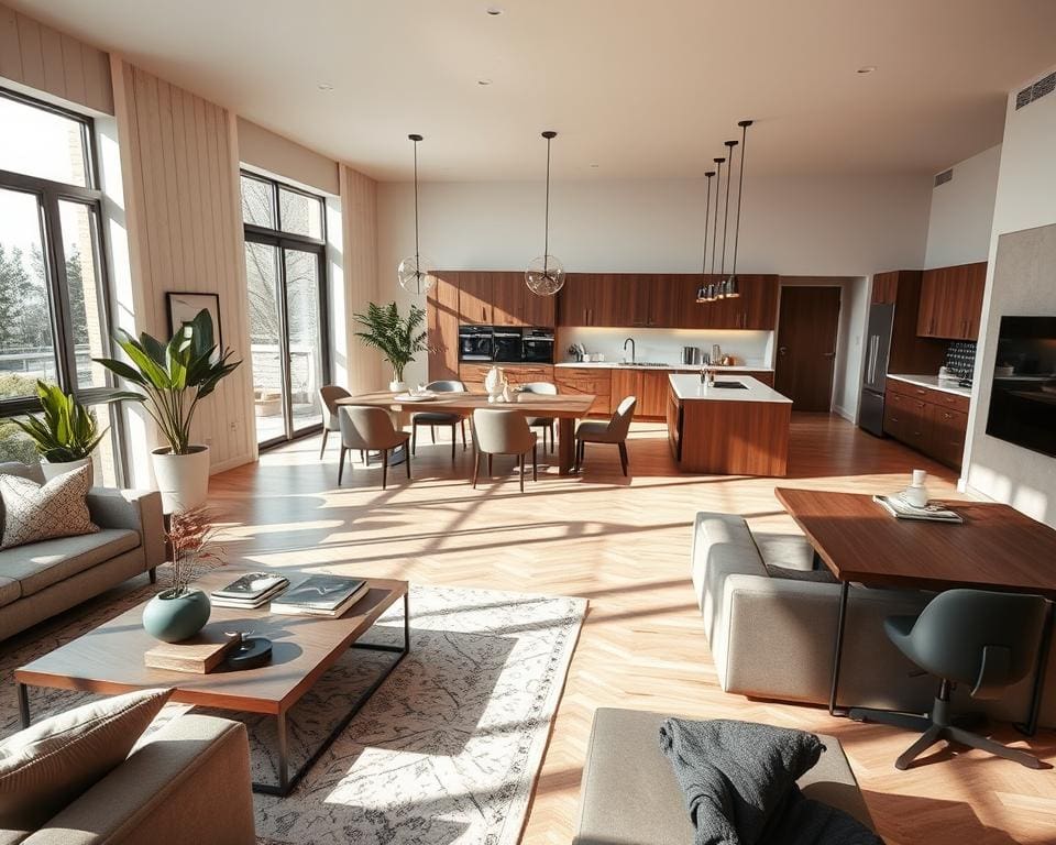 What layout works best for open-plan homes? | Supervivo